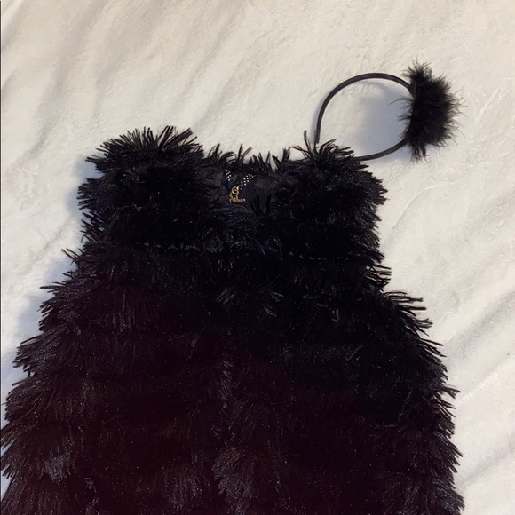 Takara | Jackets & Coats | Takara Black Fuzzy Fur Winter Vest W ...